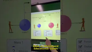 Built-in Whiteboard Educational Games on Interactive Flat Panel Display
