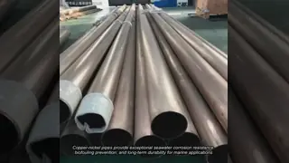 Copper-Nickel Pipes Superior Seawater Corrosion Resistance for Marine Systems