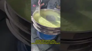 High quality ultrasonic vibrating screen used for screening matcha powder