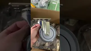 304 Stainless Steel PU Casters Heavy Duty