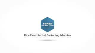 Automatic Rice Flour Sachet Horizontal Cartoning Machine