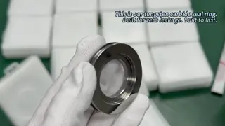 Custom Carbide Components Wear Resistant Leak Proof Seal Rings