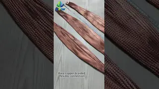 Bare copper braided flexible connection 2-v