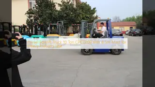 10 Ton Diesel Forklift 6.5m Mast Heavy Duty