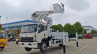 HOWO 18m Insulated Combined Boom Aerial Work Platform Truck for Power Grid Utilities