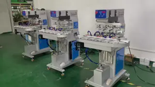 Multi Color Pad Printer Golf Ball Printing