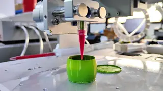 Direct Ink Writing 3D Printer Two-Component Gradient Material Printing