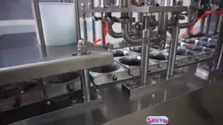 2-Head Auto Cup Filling and Sealing Machine
