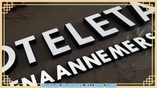 Custom LED Acrylic Letters for Business