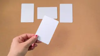 1 PVC Blank Cards