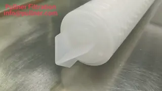 40 inches high quality PP pleated 222 connection filter cartridge