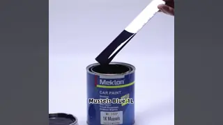 Mussels Blue Car Paint OE Finish