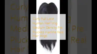 Natural Curly Full Lace Wig