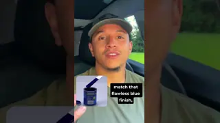 Pure Blue Car Paint High Gloss Finish