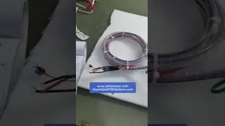 Corrosion Resistant High Efficiency customizable Hollow Annular PTFE Frame Immersion Heater