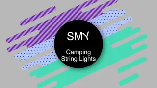 3-in-1 Camping Lights Power Bank & String Lights