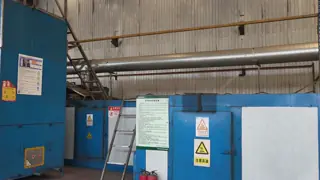 epoxy coated wire mesh spraying production line show video
