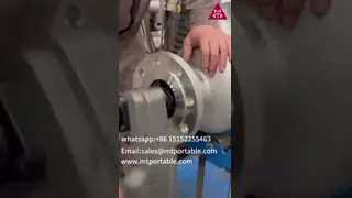 FI14M Portable Flange Facer: 1.07-14 Inch Manual Resurfacing Tool Demonstration