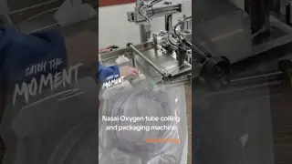 Automatic Medical Tube Winding And Packing Machine One out of Two Pieces Nasal Cannula Coil Machine