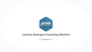 Automatic Large Laundry Detergent Bottle Horizontal Cartoning Machine