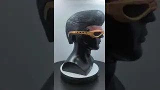 Retro Rock Star Elvis Latex Mask with Sunglasses | Cosplay Costume for Parties