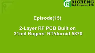 2-Layer RT/duroid 5870 RF PCB