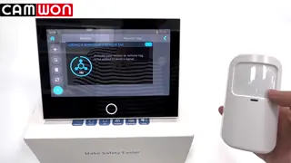 How to Pair Wireless Sensors with Tuya Smart Alarm Touch Panel Kit