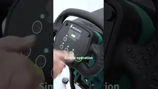 Powerful Floor Scrubber Cleans Fast!