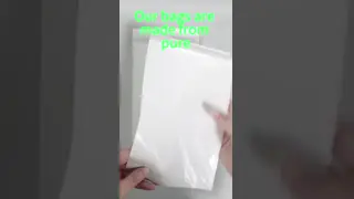 40G Frosted Glassine Paper Bags with Custom Logo Printing for Apparel Packaging