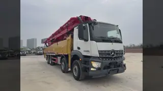 Sany 56M Concrete Pump Truck with Mercedes Benz Truck Chassis 2020 Model Used Pump Truck