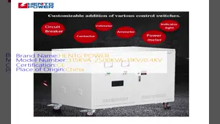 Industrial Transformer 25-50KVA Voltage Flex