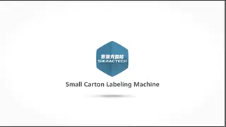 Automatic Small Carton Labeling Machine with Vision Inspection System