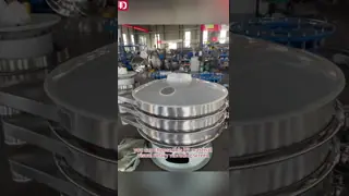 High quality factory price plastic lid rotary vibrating screen