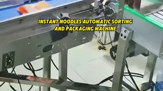 Automatic Instant Noodles Sorting Mediem Bag Packaging Line