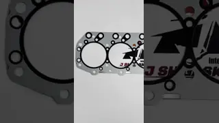 Isuzu 4JA1 Head Gasket Kit Excavator Repair