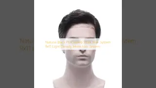 Mens Hair System Natural Black 9x11