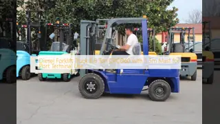 6 Ton Diesel Forklift 5.5m Mast Port Operations