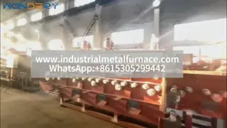 Mesh Belt Gas Heat Treatment Furnace | Continuous Heat Treatment for Metal Parts, High Efficiency