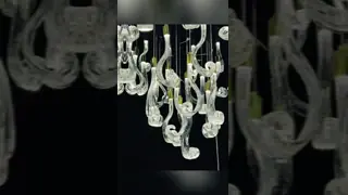 Elegant Water Drop Crystal Chandelier Modern Lighting
