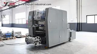 Dayuan CC450-S Yogurt Lid Die Cutting Machine | 450 Strokes/Min Servo Puncher