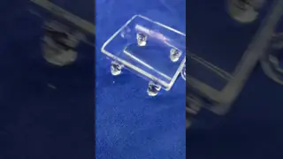 Laser cutting  high precision ±0.02mm  small sized fused silica sheet