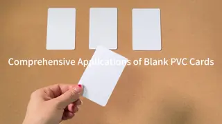4 PVC Blank Cards