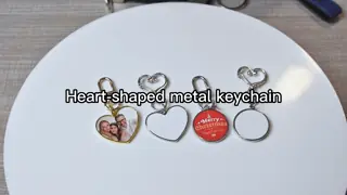 Custom Heart Keychain Valentine Gift Idea