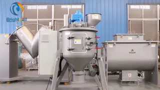 Vertical Ribbon Mixer Sanitary High Efficiency Powder Blender corn powder spice Grade Mixer