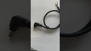 DC5.5*2.1/DC5.5*2.5mm Right Angle Plug type to Open Cable