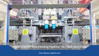 DSB90 triple screw double station double die head extrusion blow  molding machine