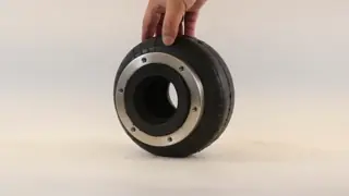 AIRSUSTECH Part No. 1H5082-118 Flange Connection Air Bellows Refer Pirelli Torpress 110