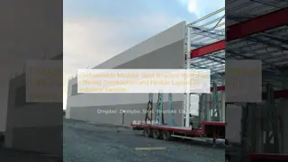 Modular Steel Workshop Easy Relocation Flexible Layout