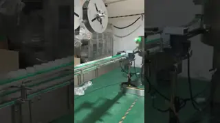 Bottle shrinking sleeve machine link with unscramble sortter speed upon to 100pcs per hour