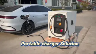 CCS2 CCS1 GB/T Mobile EV Charger Liquid Cooling For Road Emergency